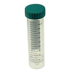 Nest Scientific 602072 Polypropylene/Polyethylene Centrifuge Tube, Self-Standing, Bulk, Standard, Sterile, 50 mL, 25 per Pack, 500 per Case (Pack of 500)