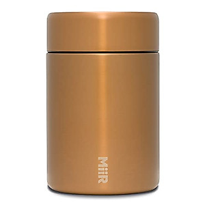 MiiR, Airtight Coffee Canister, Portable Storage for Coffee, Tea, and More, Stainless Steel Construction, Copper Matte