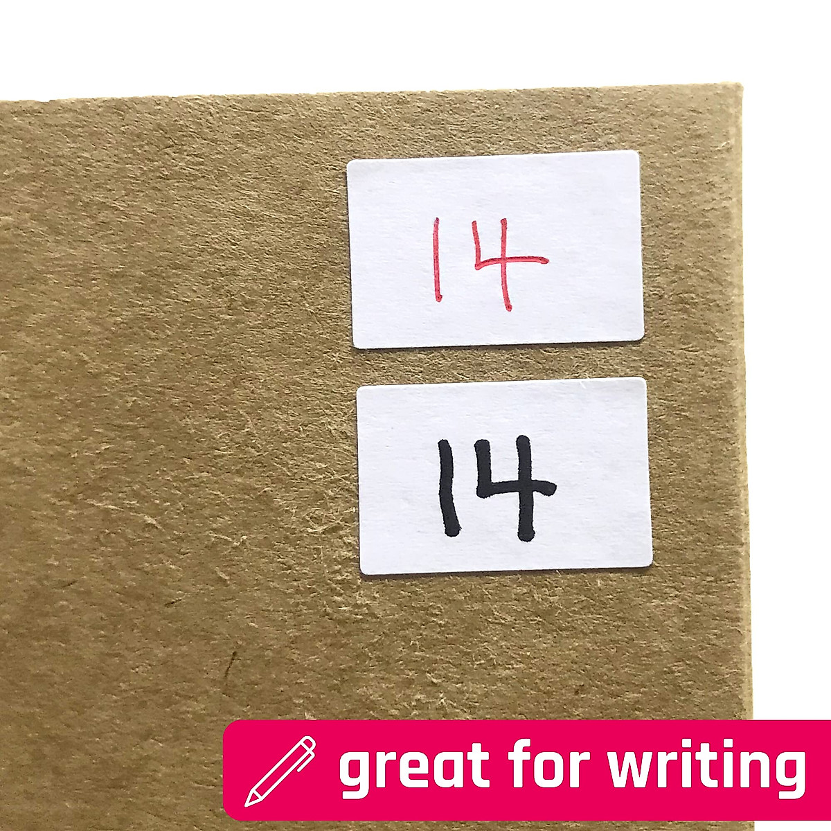 0.5" x 0.3", 2000 Pack - Small Labels Stickers, Matte White