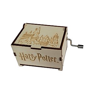 TheLaser'sEdge, Harry Potter Mini Music Box with Movies Hedwig's Theme, Gifts for Women, Men, Birthday, Christmas, Mother’s Day, Anniversary or Merchandise Decor - Standard