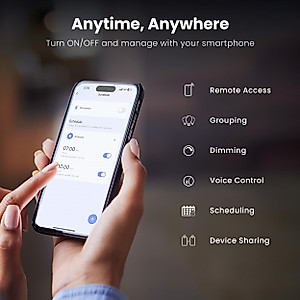 Feit Electric Doorbell Camera, Wireless Video Doorbell, 2.4 GHz WiFi, No Hub, Two-Way Audio, Motion Detection, Night Vision, 1080p HD, Micro SD Card Storage, Hardwired, CAM/Door/WiFi