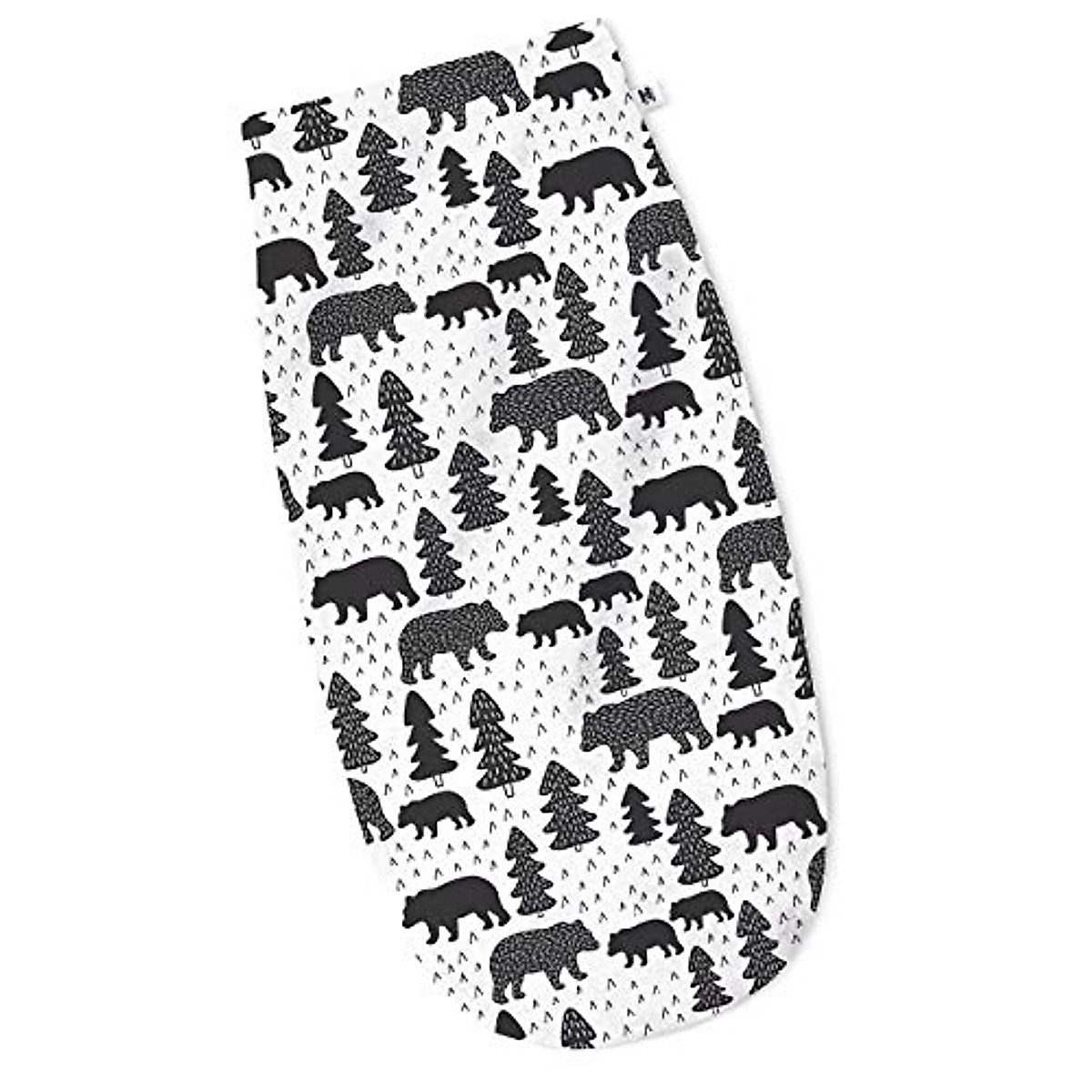 Henry Hunter Baby Swaddle Sack | The Simple Swaddle | Soft Stretchy Cotton Swaddle Blanket for Newborns | Baby Swaddles 0-3 Months, Pack of 3 (Bear | Arrow | Light Heather)