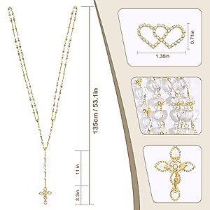 Lazo Para Boda,Wedding Lasso for Ceremony Gift,Rosario Lazos Para Boda Catolica,Lazos Para Bodas De Iglesia Para Novios,Lasso for Wedding Ceremony,Wedding Crystal Rosary,Lazo De Bodas Para Los Novios