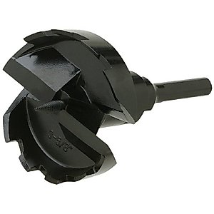 Steelex D3653 3-5/8-Inch Heavy Duty Forstner Bit with Screw Tip, black