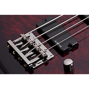 Schecter Stiletto Extreme 4 Bass Guitar - Black Cherry