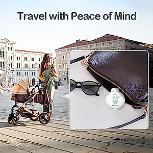 Sense-U Smart Baby Abdominal Movement Monitor - Tracks Baby's Abdominal Movement, Temperature, Rollover with Instant Audio Alerts on Smartphones (Green)