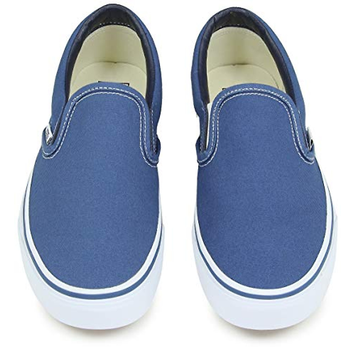 Vans Unisex Classic Slip-On(tm) Core Classics Navy Sneaker Men's 8.5, Women's 10 Medium