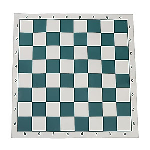 HERCHR Roll Up Chess Set, 32 Tournament Chess with Chess Board and Storage Bag Combo