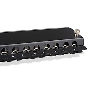 Cable Matters Rackmount or Wall Mount 24-Port Shielded RJ45 Patch Panel with Jack Shutter