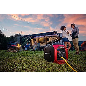 Honda EU3200i 3200 Watt 120V Portable Inverter Generator with CO-Minder - Super Quiet, Lightweight, Fuel Efficient