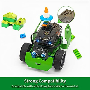 Robobloq Q-Scout STEM Projects for Kids Ages 8-12, Coding Robot, Learn Robotics, Electronics and Programming Based on Scratch, Arduino and Python, Learning & Education Toys, Gifts for Boys and Girls