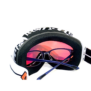 CRG Sports Ski Goggles, Anti Fog Double Lens Snow Goggles, UV Protection Snowboard Goggles for Men,Women,Adults,Youths