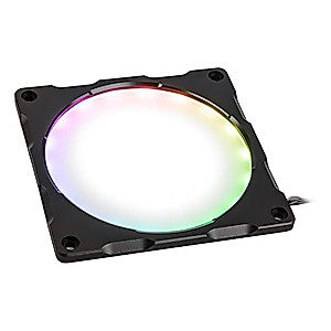 Phanteks (PH-FF120DRGBA_BK01) Halos Lux Digital LED 120mm Fan Frame Alum., Black