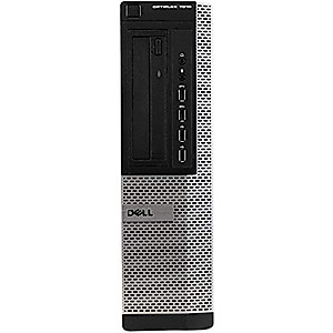 Dell Optiplex 7010 Desktop Computer - Intel Core i7 Up to 3.8GHz Max Turbo Frequency, 16GB DDR3, New 1TB SSD, Windows 10 Pro 64-Bit, WiFi, USB 3.0, DVDRW, 2X Display Port (Renewed)