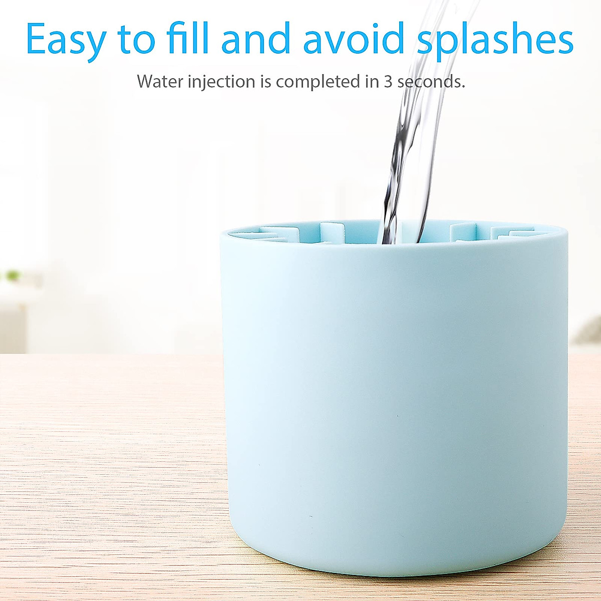 Mini Ice Maker Cup, Cylinder Ice Cube Mold, Small Ice Cube Tray with Lid, Decompress Ice Lattice Molding Ice Cup Press-Type, 60 Ice Cubes Make, Easy-Release