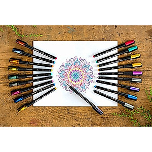 Crayola Signature Detailing Gel Pens Set, Gift - 20 Count For Ages 60 months to 1188 months