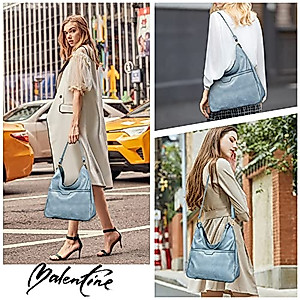 NUBILY Handbags For Women Leather Purses and Handbags Large Crossbody Bags with Adjustable Shoulder Strap