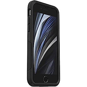 OtterBox Commuter Series Case for iPhone SE 3rd Gen (2022), iPhone SE 2nd (2020), iPhone 8, iPhone 7 (NOT Plus) - Non-Retail Packaging - Black