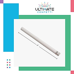 Ultimate Confetti Wand 14 inch Confetti Launcher Wand, Gold Streamers, 8 Pack - Great for Parties, Weddings and Events! Tissue, Metallic and Biodegradable Options