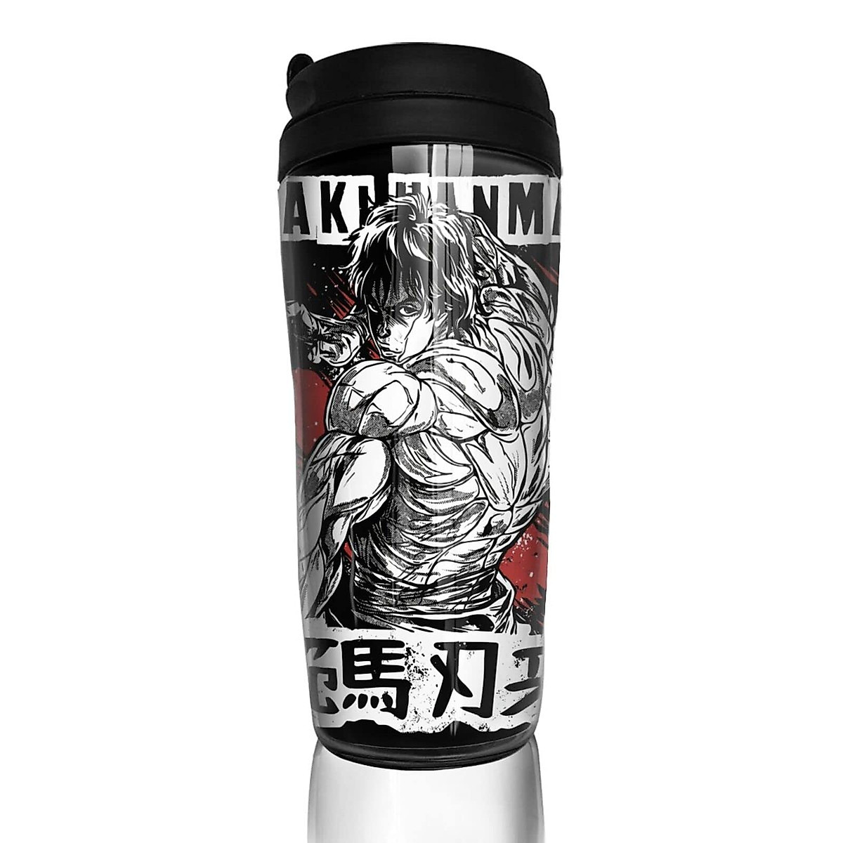 Ekocev Anime Baki The Grappler Baki Hanma Coffee Cups Portable Vacuum Double Insulated Cups Fashion Travel Mugs
