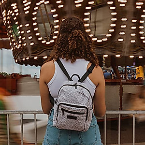 Jadyn Mini Backpack for Women, Small Backpack Purse for Women, Mini Travel Bag, 8.5 Liter Daypack, Millie Backpack with Cute Designs (Desert Leopard)