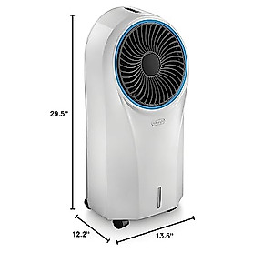 DeLonghi America America Portable Evaporative Cooler, White