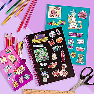 Fashion Angels Gratefulness Sticker Book - 1000+ Things to be Grateful for Stickerbook - 40-Page Sticker Book, Fun Stickers for Scrapbooks, Planners, Gift and More! - Ages 6 and Up