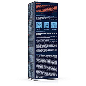 No Hair Crew Intimate/Private At Home Hair Removal Cream for Men - Painless, Flawless, Soothing Depilatory for Unwanted Coarse Male Body Hair, 100ml