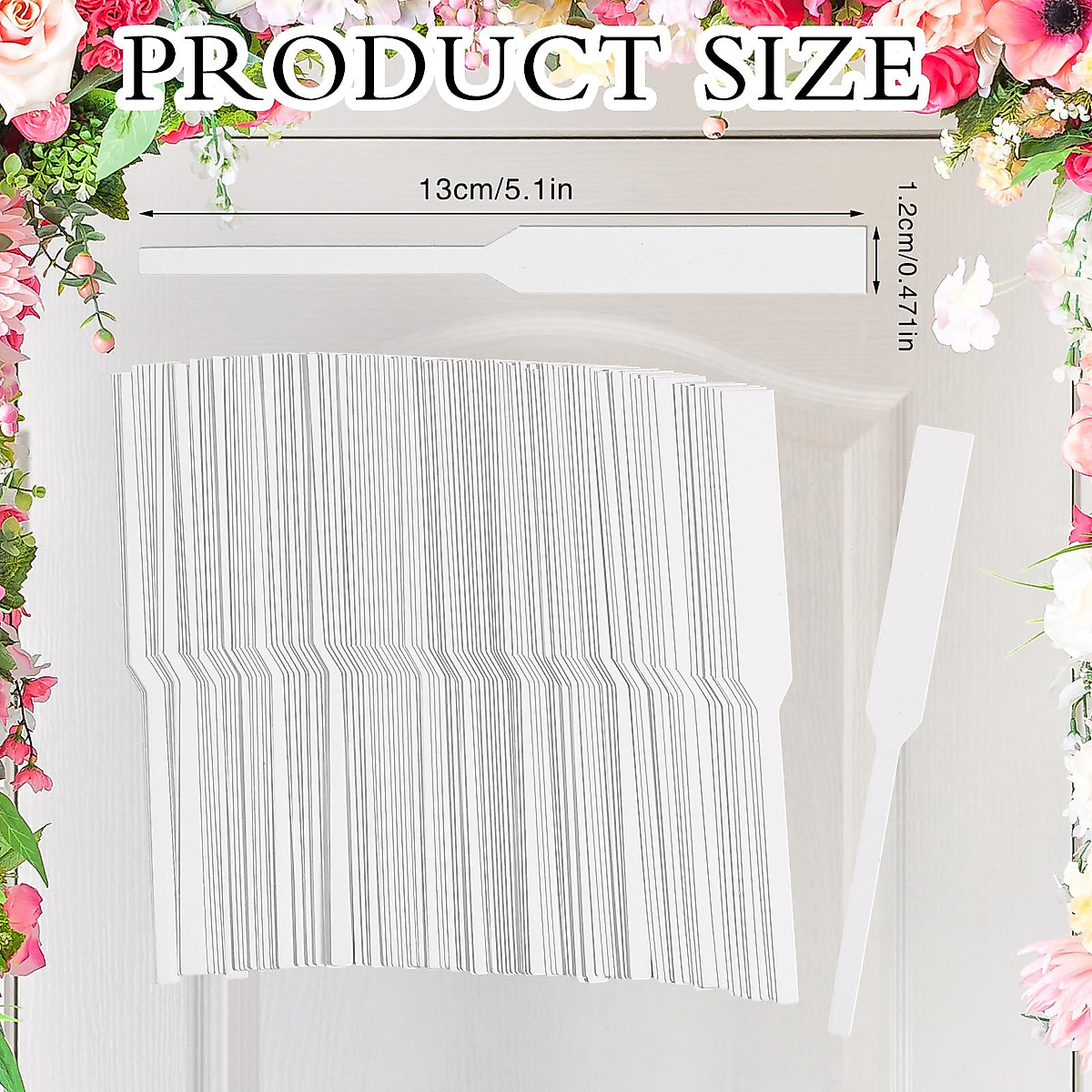 Geyoga 2000 Pcs Perfume Test Strips Fragrance Test Strips Disposable Perfume Blotter Strips Perfume Tester Strips White Essential Oils Paper Test Card for Diffuser Aromatherapy Testing Scents