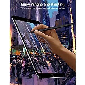 iPad Pencil 2nd Generation with Magnetic Wireless Charging, Same as Apple Pencil 2nd Gen ,Stylus Pen Compatible with iPad Pro 11 in 1/2/3/4, iPad Pro 12.9 in 3/4/5/6, iPad Air 4/5, iPad Mini 6-Black
