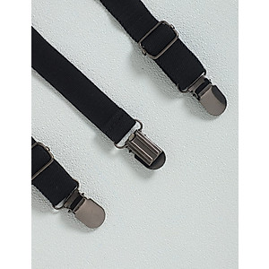 My First Halloween Outfit Baby Boy Newborn Gentleman Suspender Romper and Skull Bottom Halloween Clothing (Skull Striped, 0-3 Months)