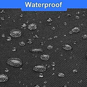 vchin Griddle Cover for Blackstone 28", 600D Heavy Duty Waterproof Polyester Cover for Blackstone 28 Inch Griddle Cooking Station, Black