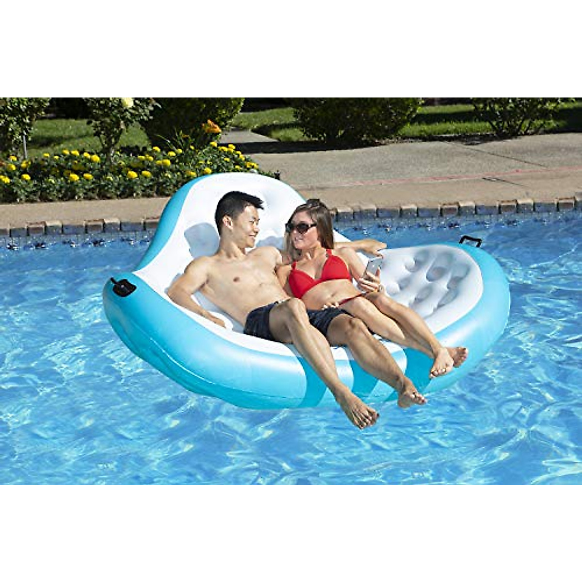 Poolmaster Aqua Cradle Swimming Pool Float, Blue