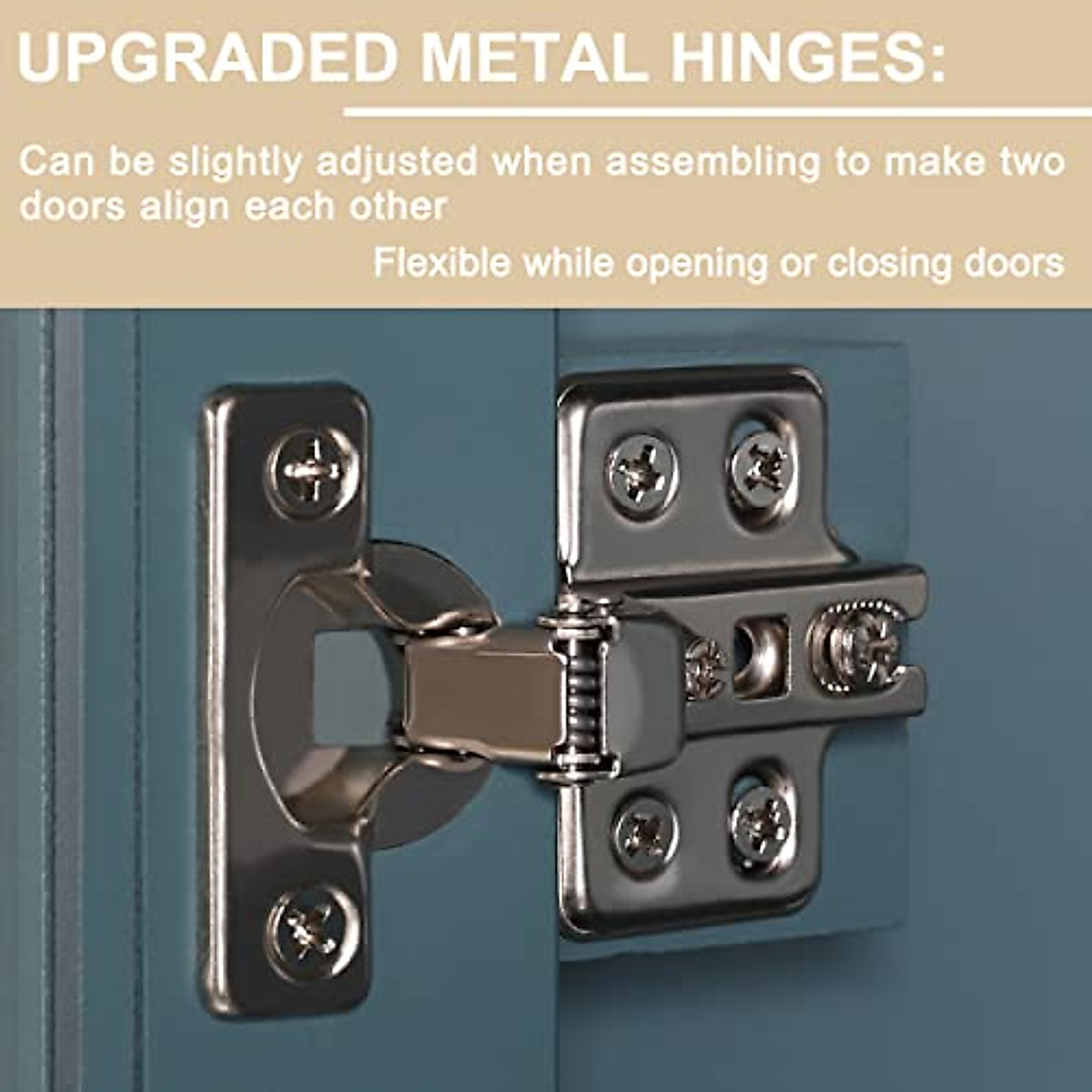 VEIKOU Pantry Buffet with Hutch,71" Kitchen Pantry Cabinets, Freestanding Storage Cabinet with Adjustable Shelves & Glass Doors, Tall Cupboard Pantry Cabinets with Coffee Countertop, Dark Teal