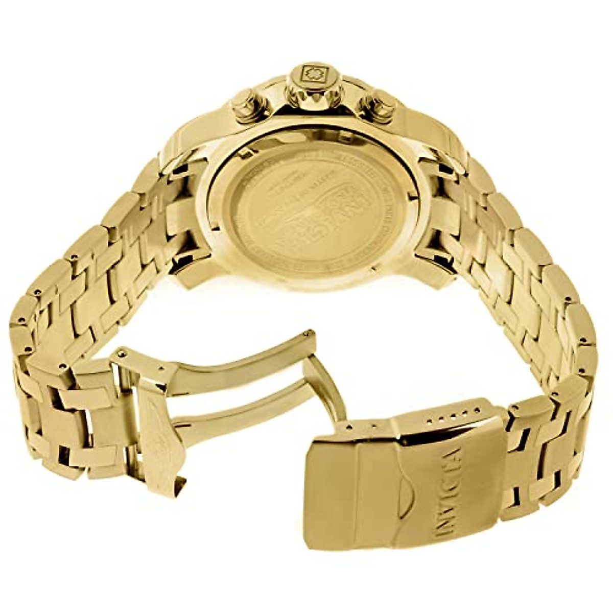 Invicta Men's 0072 Pro Diver Collection Chronograph 18k Gold-Plated Watch