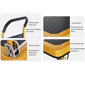 Platform Truck Small Platform Truck Steel Folding Push Cart Flat Handtruck Load 330 Lbs Moving Dolly Cart Portable Platform Hand Truck Reliable