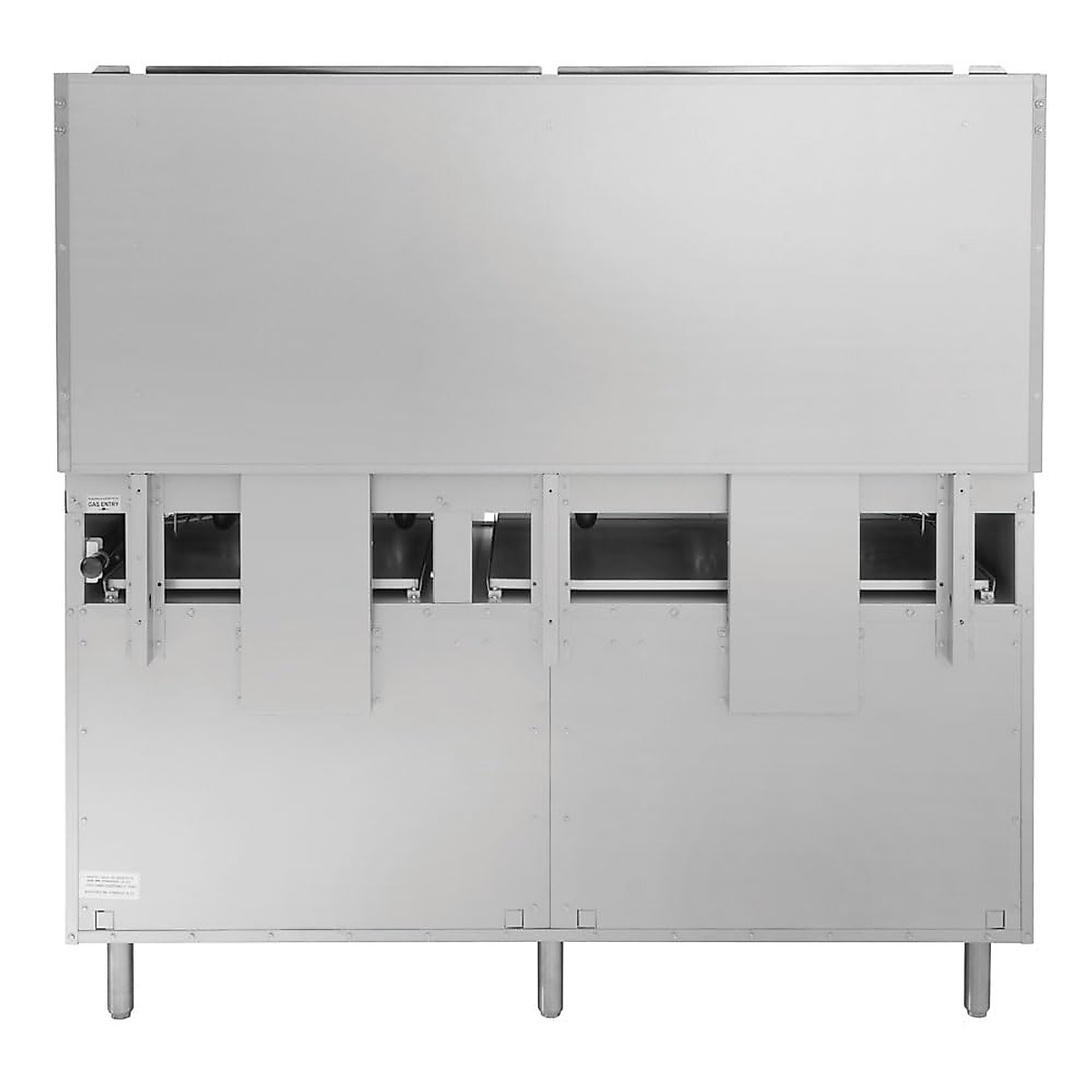 Kratos Commercial Gas Range and Oven - 10 Burners and 2 Full Sized Ovens, Liquid Propane Powered, 360,000 Total BTU Output, 60"W, (29Y-045-LP)