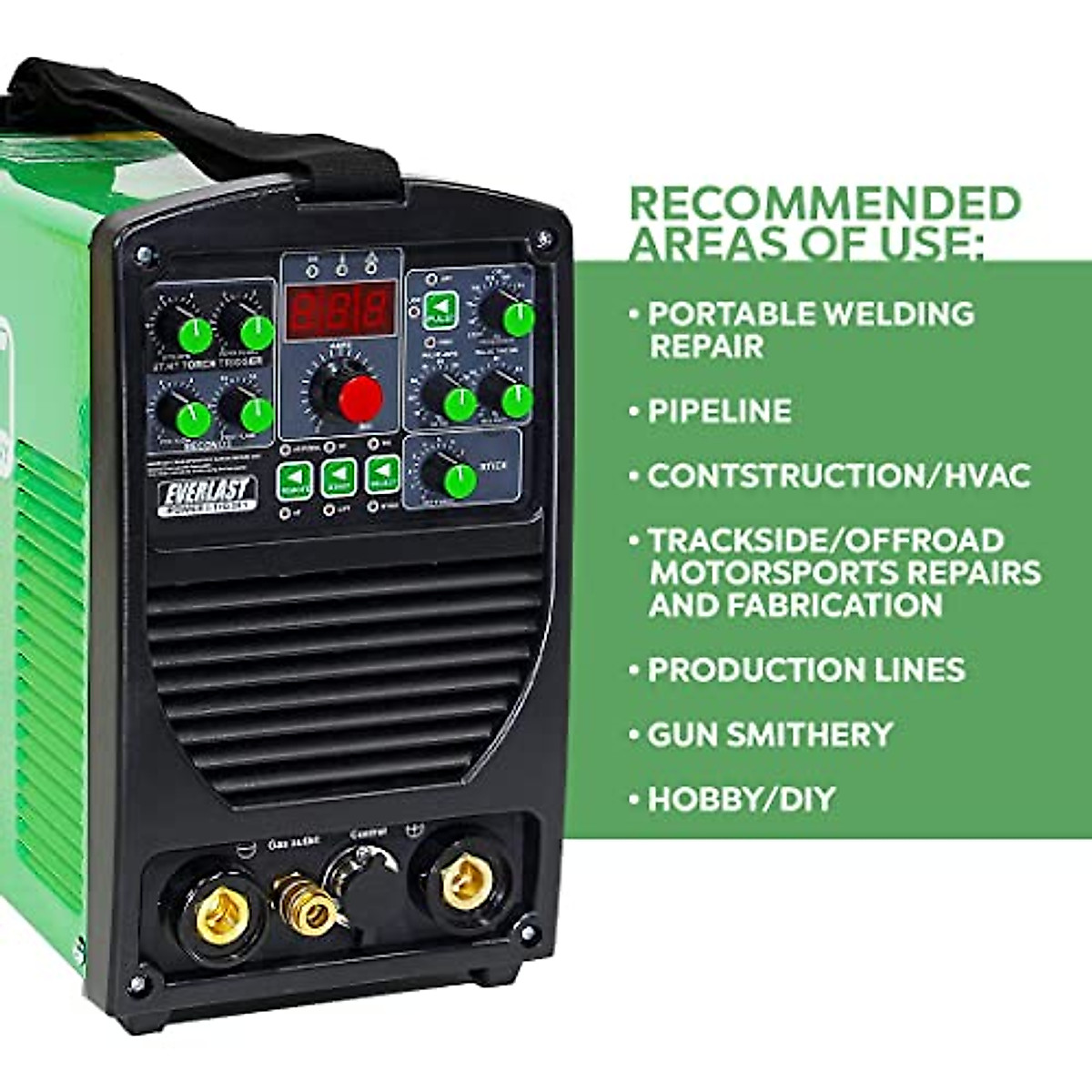 2021 Everlast Poweri-TIG 201 DC TIG Stick Welder 110v/220v dual voltage