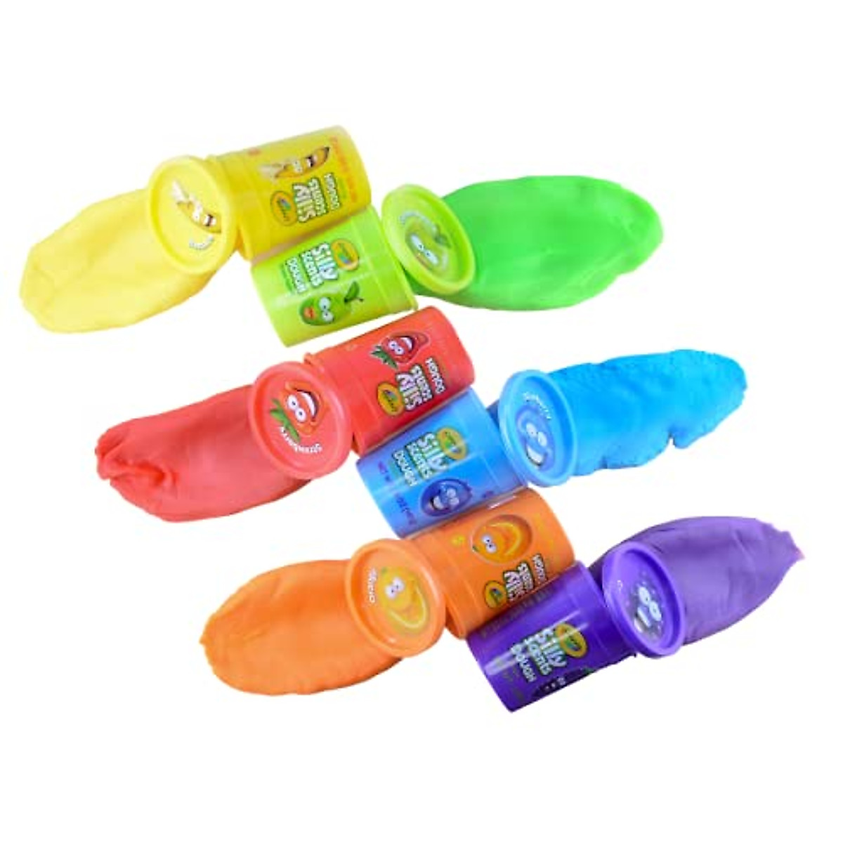 Crayola Silly Scents Dough, Mega Activity Set | 20 Scented Mini Playdough Packs; 6x2oz Play Dough Tubs and 14x1oz Dough Packs | 30 Kids Tools : Alphabet, Letters, and Shapes | 6 Bright Colors.