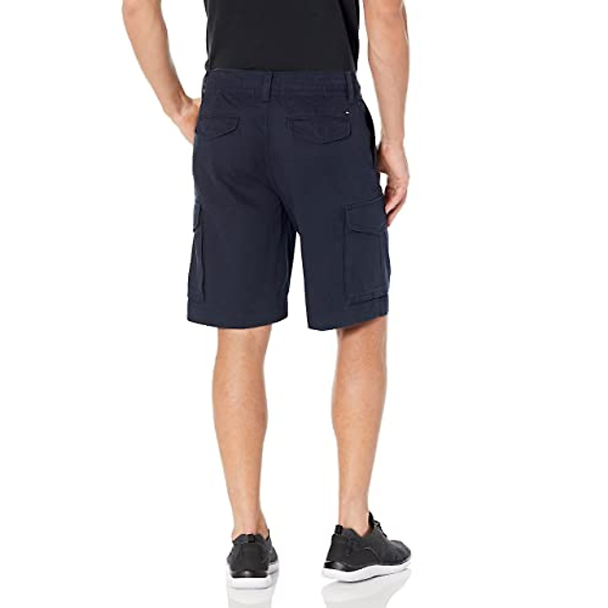 Tommy Hilfiger Men's Adaptive Cargo Shorts with Adjustable Waist and Magnet Buttons
