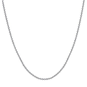 BORUO 925 Sterling Silver Cable Chain Necklace, 1mm Solid Italian Nickel-Free Lobster Claw Clasp 18 Inch
