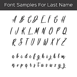 Mr & Mrs Last Name Established Date Lumbar Throw Pillow - Monogrammed Throw Pillow Cover