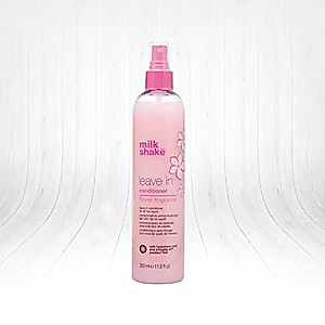 milk_shake Leave-In Conditioner Detangler Spray for Natural Hair - Leave In Conditioner for Curly Hair or Straight Hair - Protects and Hydrates Color Treated and Dry Hair - Flower Fragrance 11.8 Fl Oz
