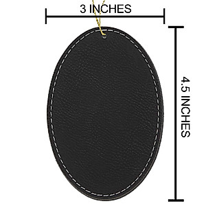 LaserGram Faux Leather Christmas Ornament, Bull Rider Cowgirl, Personalized Engraving Included (Black with Silver, Oval)