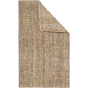 SAFAVIEH Natural Fiber Collection 2' x 4' Natural NF447A Handmade Chunky Textured Premium Jute 0.75-inch Thick Accent Rug