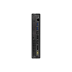 Lenovo ThinkCentre M720q Tiny Home and Business Desktop Black (Intel i5-8500T 6-Core, 32GB RAM, 256GB PCIe SSD, Intel UHD 630, 3xUSB 3.1, 1xHDMI, 2 Display Port (DP), Win 10 Pro) (Renewed)