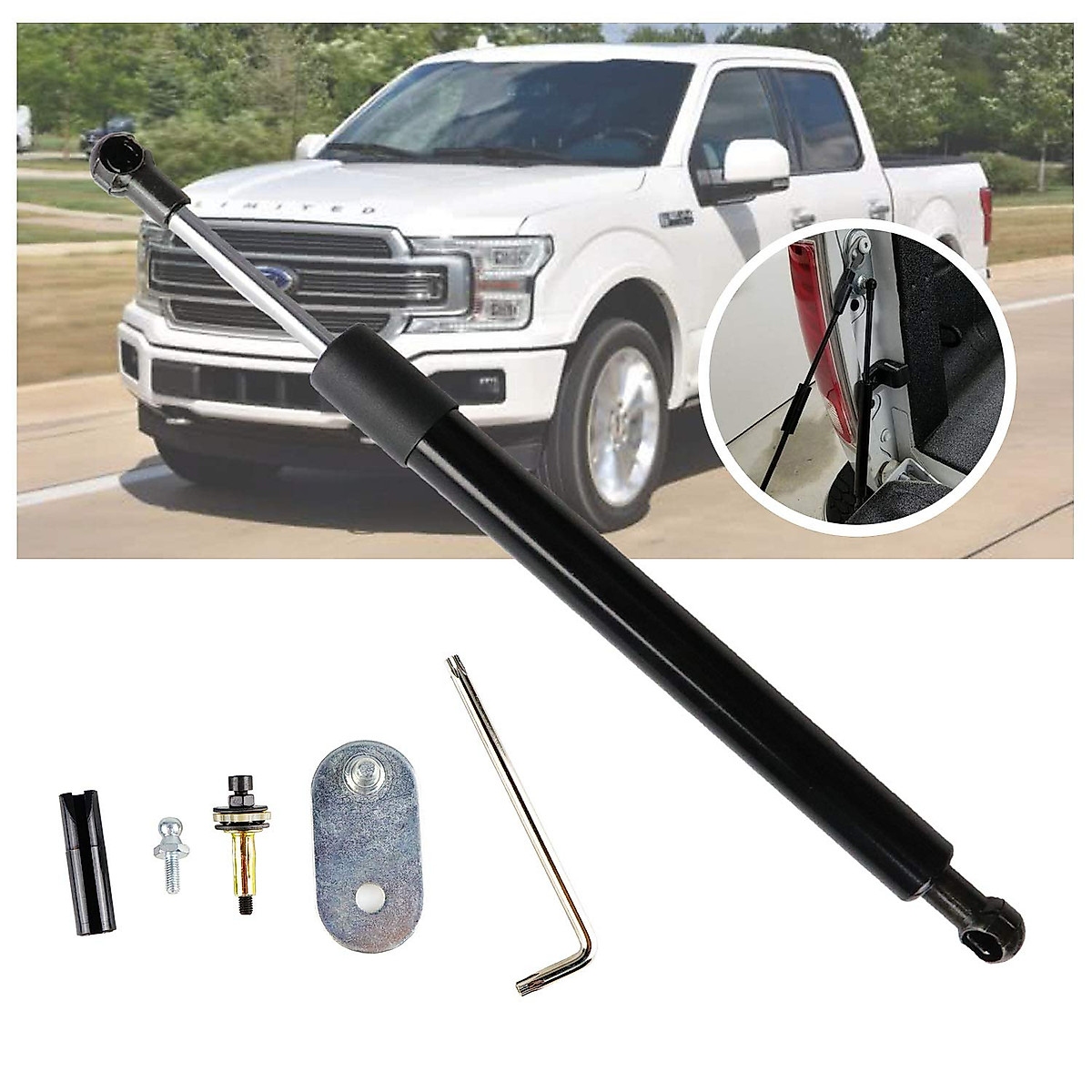 Truck Tailgate Assist Shock Strut for 2009-2018 Dodge Ram 1500 2500 3500