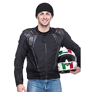 Boao 6 Pieces Skull Caps Helmet Liner Sweat Wicking Cap Running Hats Cycling Skull Caps for Men Women (Vivid Colors, X-Large)