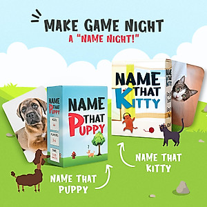 Name That Puppy - Dog Themed Kids Card Game - Fun Puppy Games for Kids & Families - Dog Games for Kids - Dog Themed Gifts - Dog Gifts for Girls