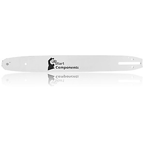 Replacement 16" Single Rivet Bar and 16" Semi Chisel Chain Combo for Echo CS-400 Chainsaw (16" Length, 3/8" Pitch, 0.050" Gauge, 56 Drive Links, 7 Sprocket Nose Tooth) 1 Bar 6 Chains